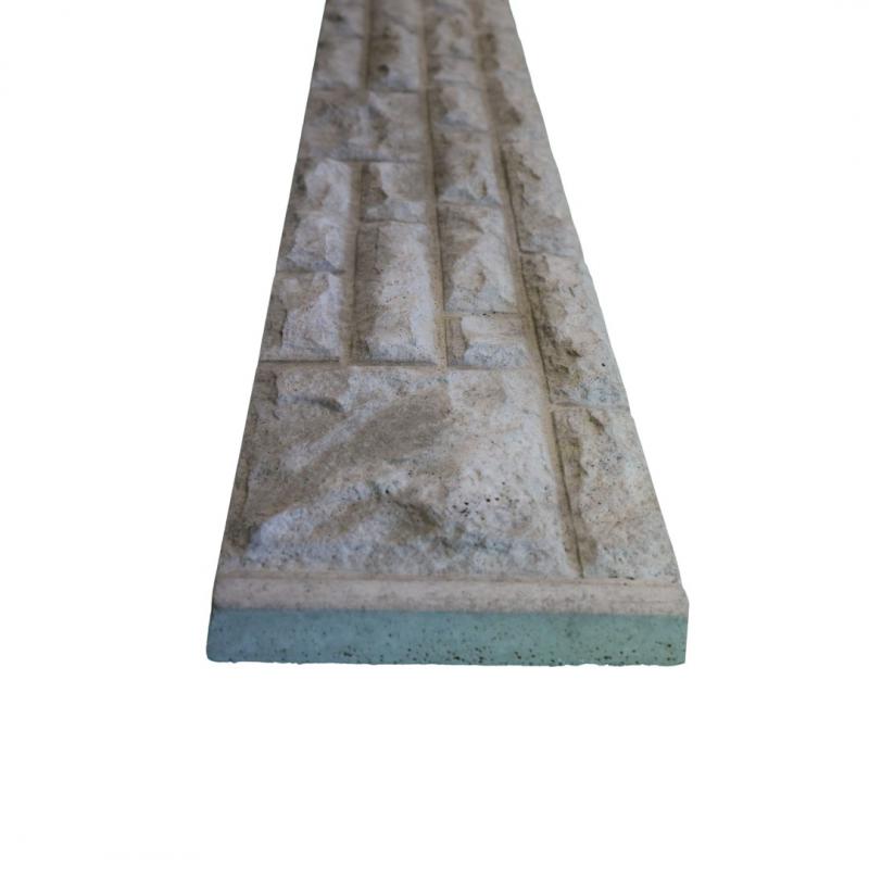 Rock Faced Concrete Gravel Board | Fencing / Gates