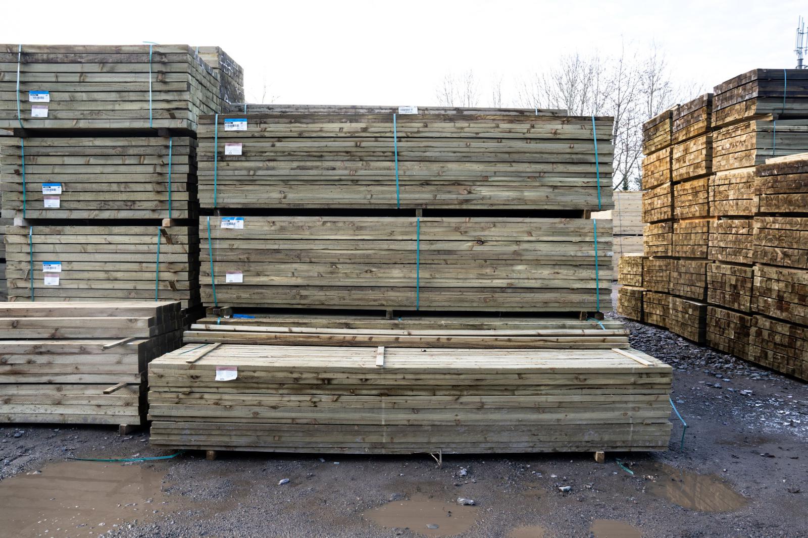 Green Tanalised Rails | Fencing / Gates